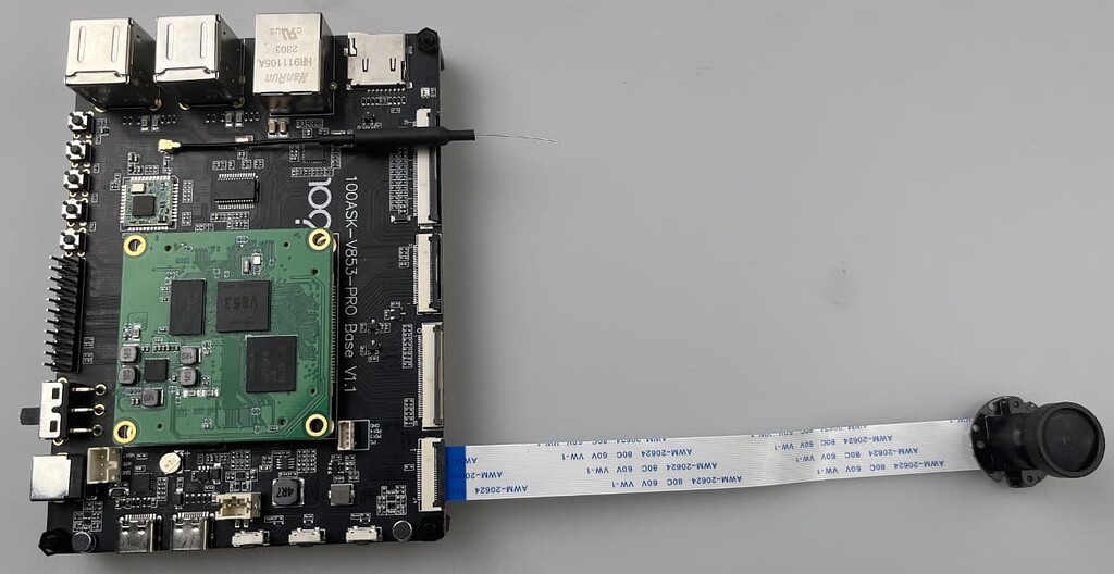 100ASK-V853-PRO开发板 Camera摄像头测试指南 - V853-Pro - 嵌入式开发问答社区