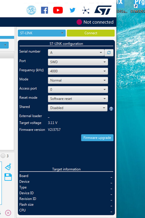 stm32cubeprogrammer无法连接 - 嵌入式开发问答社区