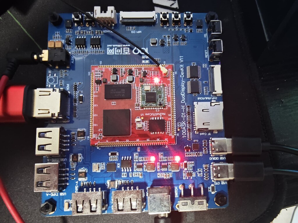 【拍一下】D1h开发板基础功能测试 - D1-H - 嵌入式开发问答社区